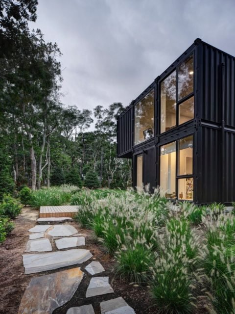 Black Holiday Home | A Luxurious Shipping Container Home in Limited ...