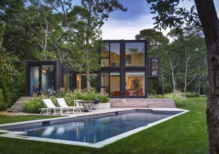 Black Holiday House: An Eco-friendly and Beautiful Container Home in ...