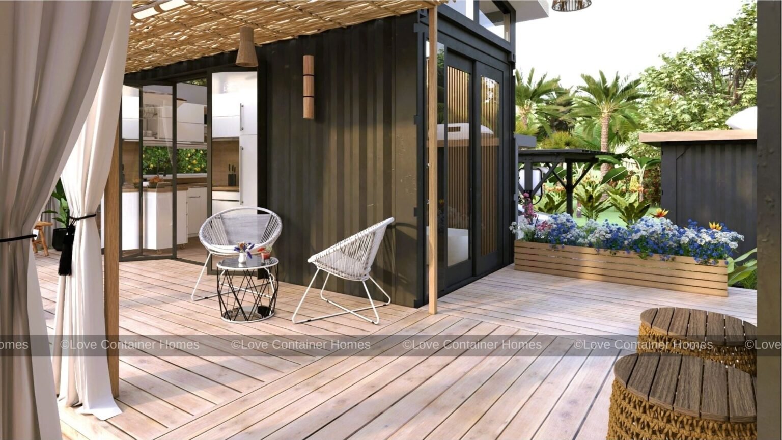 Aloha Eco Haven - A Shipping Container Home on Trailer in Hawaii - Love ...