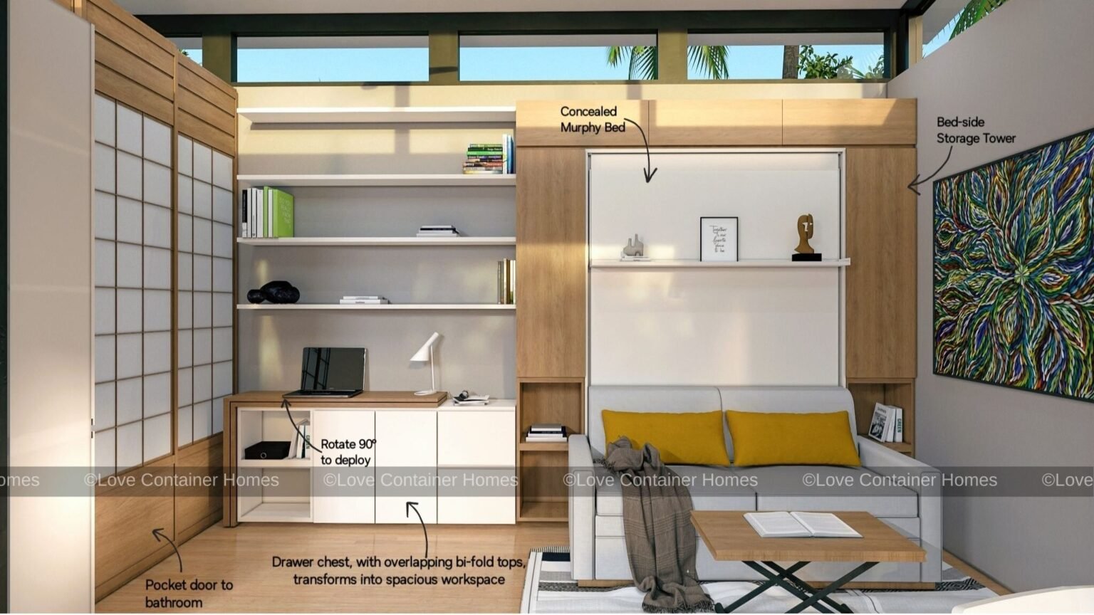 Aloha Eco Haven - A Shipping Container Home on Trailer in Hawaii - Love ...